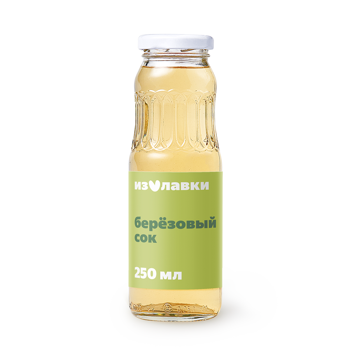 Сок берёзовый "Из Лавки", на мяте, с сахаром, в стеклянной бутылке, 0,25 л