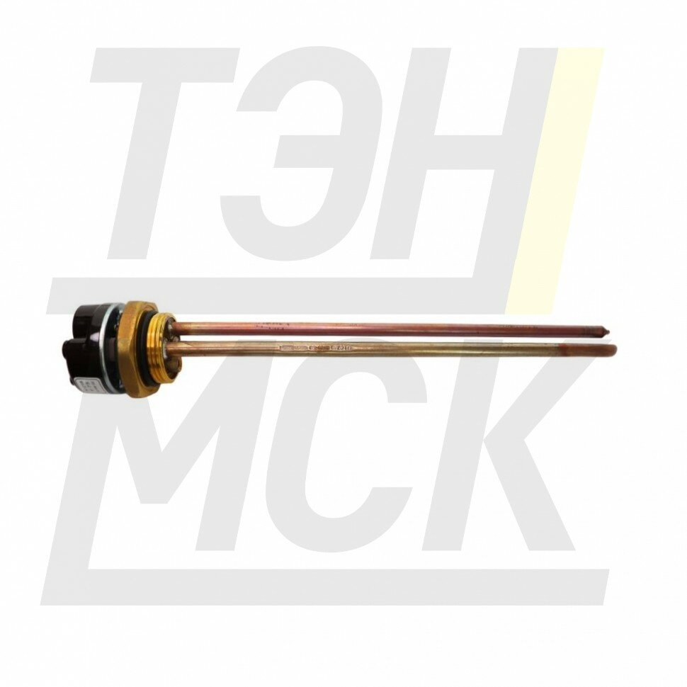 Комплект ТЭН 2,5 кВт (2500 Вт) RDT резьбовой 42 мм для нагрева воды Аристон + терморегулятор + прокладка, 50303