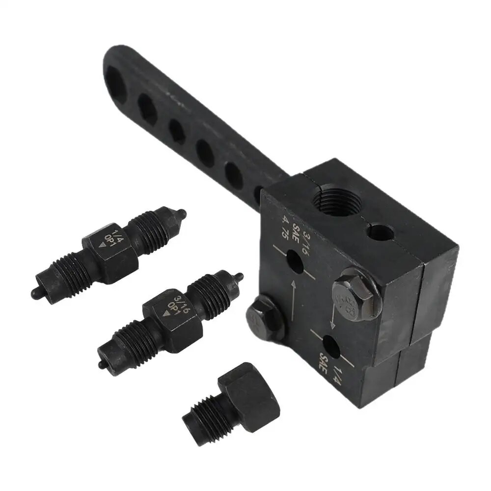 Инструмент для двойного развальцовки автомобильных тормозных трубок, инструмент для развальцовки тормозного троса автомобиля, набор инструментов для развальцовки, ручной ремонтный набор для трубок, модификация