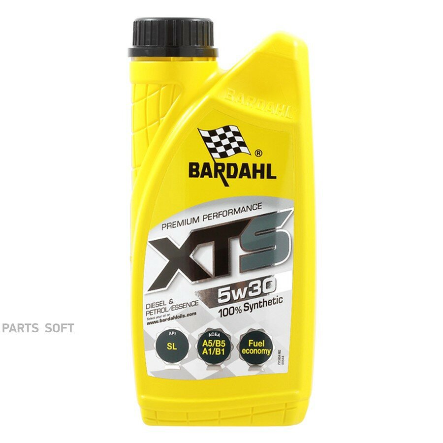 BARDAHL 36541 Масло моторное Bardahl XTS 5W-30 A5/B5 (12) синтетическое 1 л 36541