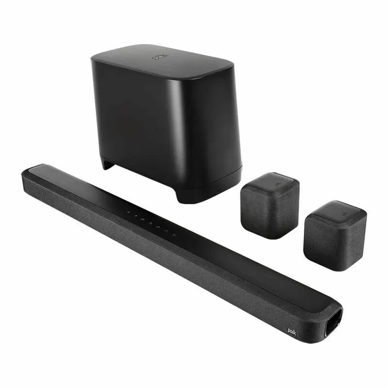 Аудиосистема Polk Audio True Surround III, DTS, Dolby Digital, 55 Вт, черный и белый цвета