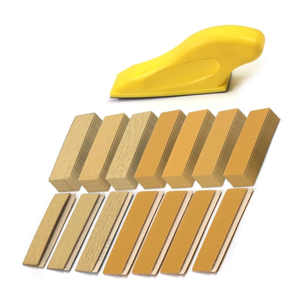 Набор шлифовальных машинок для наждачной бумаги, 171 шт, небольших проектов, инструмент полировки, идеальные ремесла, 30x93 мм
