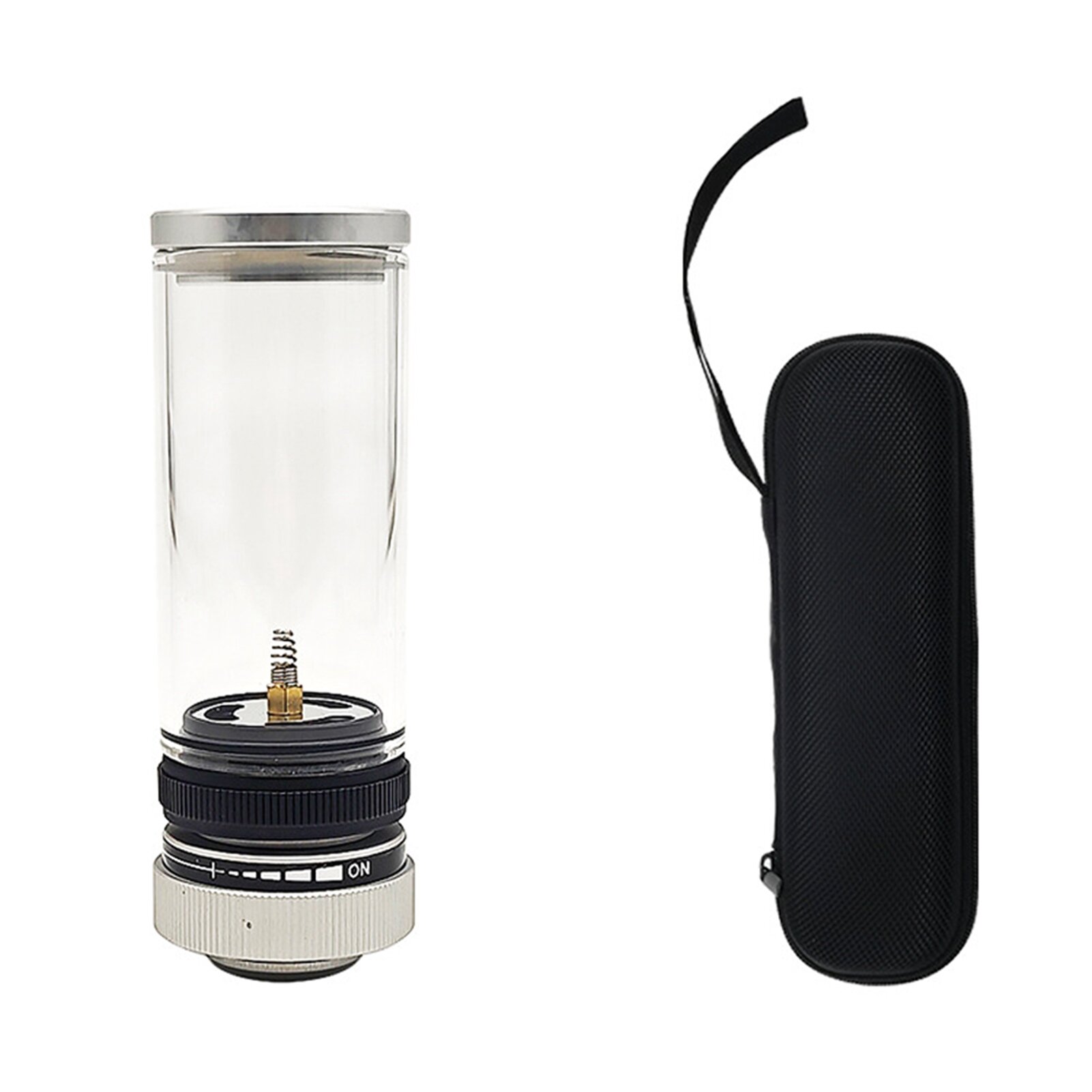 Портативный легкий подсвечник для газовой свечи с сумкой для хранения, для кемпинга и отдыха на природе.