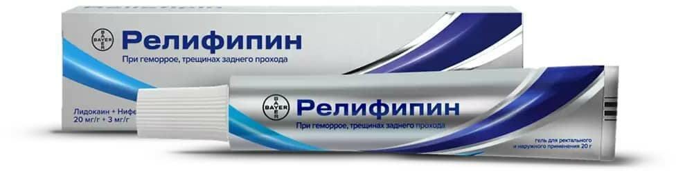Релифипин, гель 20 мг/г+3 мг/г, 20 г