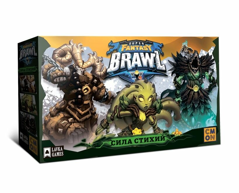 Настольная игра Lavka Games "Super Fantasy Brawl", Сила стихий, дополнение