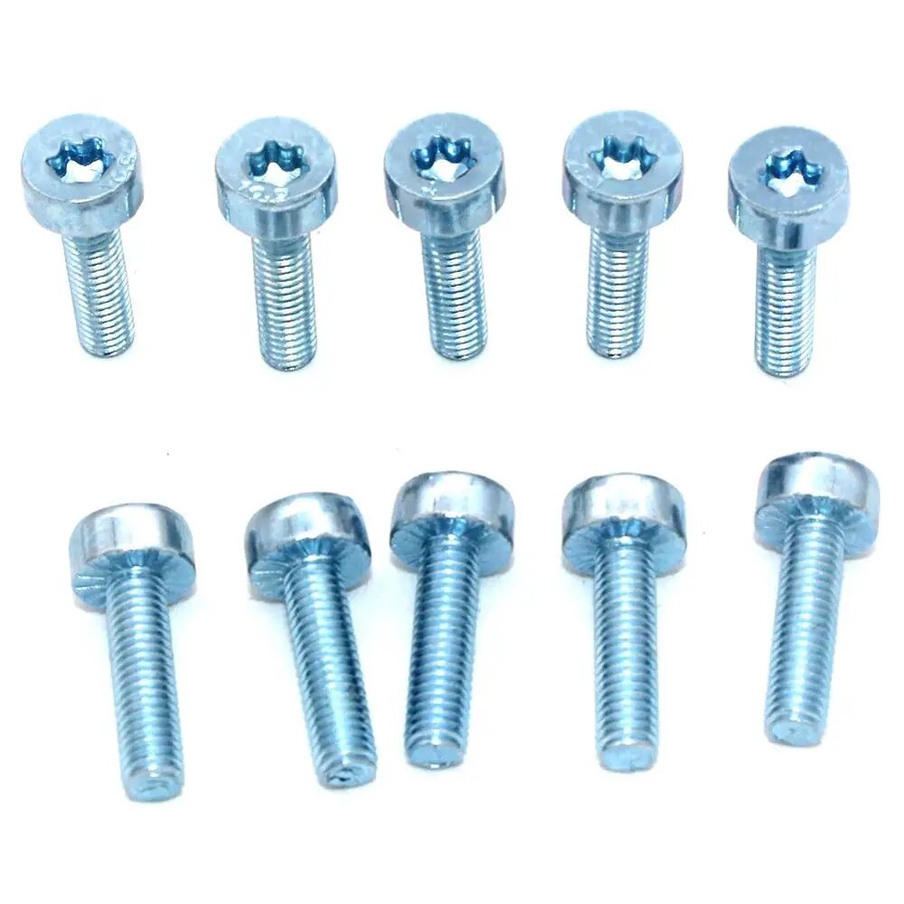 10PK звездообразный шлифовальный винт, болт T27 M5X18, подходит для STIHL Makita Dolmar Oleo-Mac бензопилы, стриммеров для извлечения сорняков 9022 340 1010