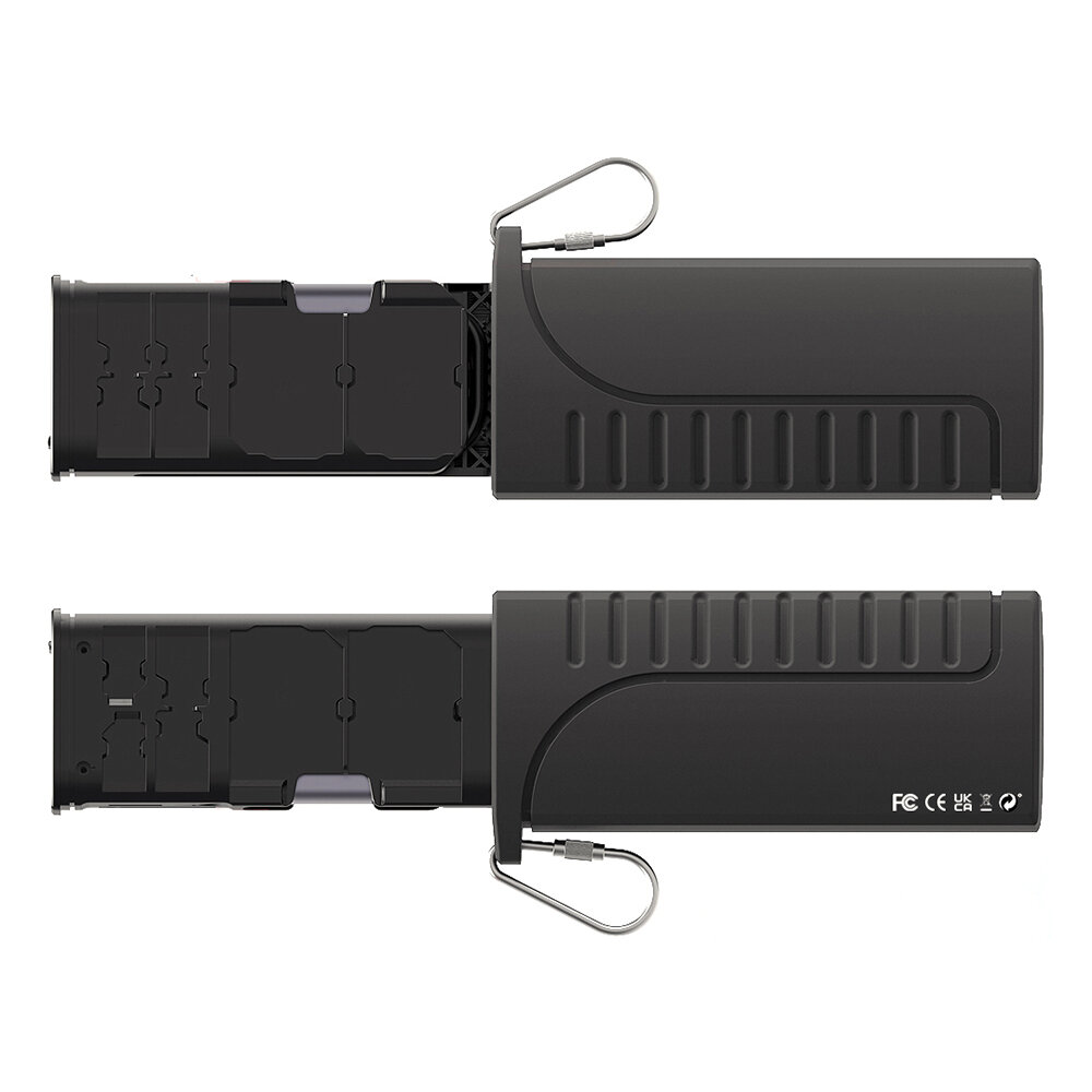 Многофункциональный считыватель карт памяти, футляр для хранения, 2-в-1, 5 Гбит/с, высокоскоростной считыватель карт TF/SD, чехол для переноски, интерфейс Type-C, водонепроницаемый IP54