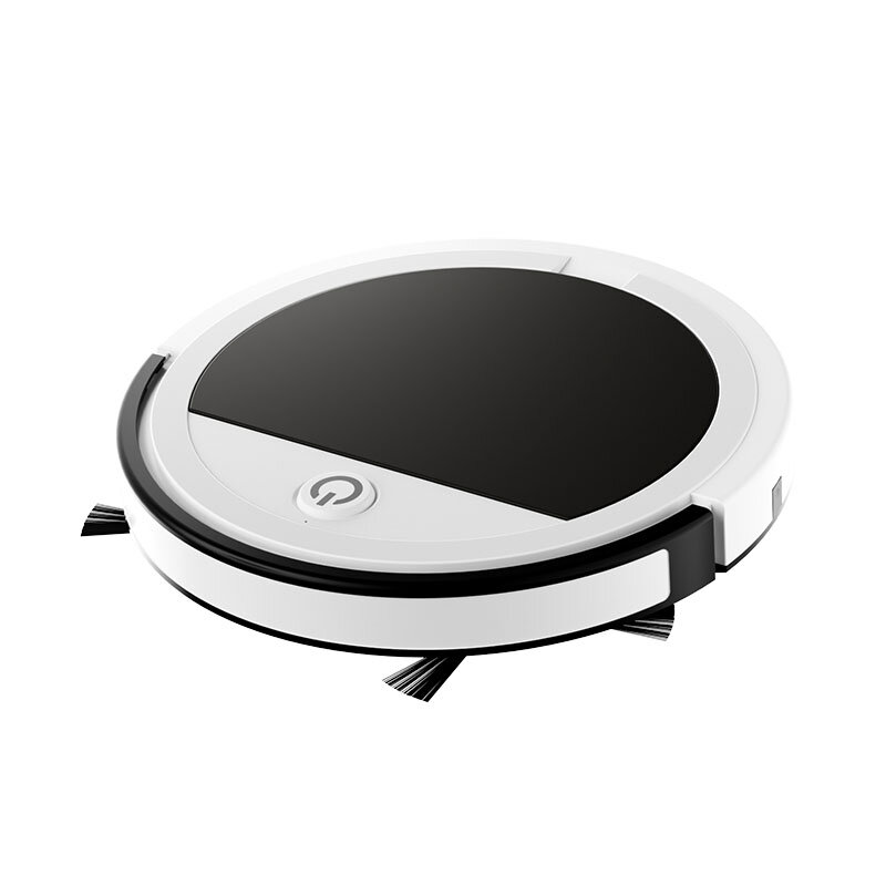 Робот-пылесос, длительное время работы, ультратонкий корпус 6.5 см, с интеллектуальным пультом управления, белый.