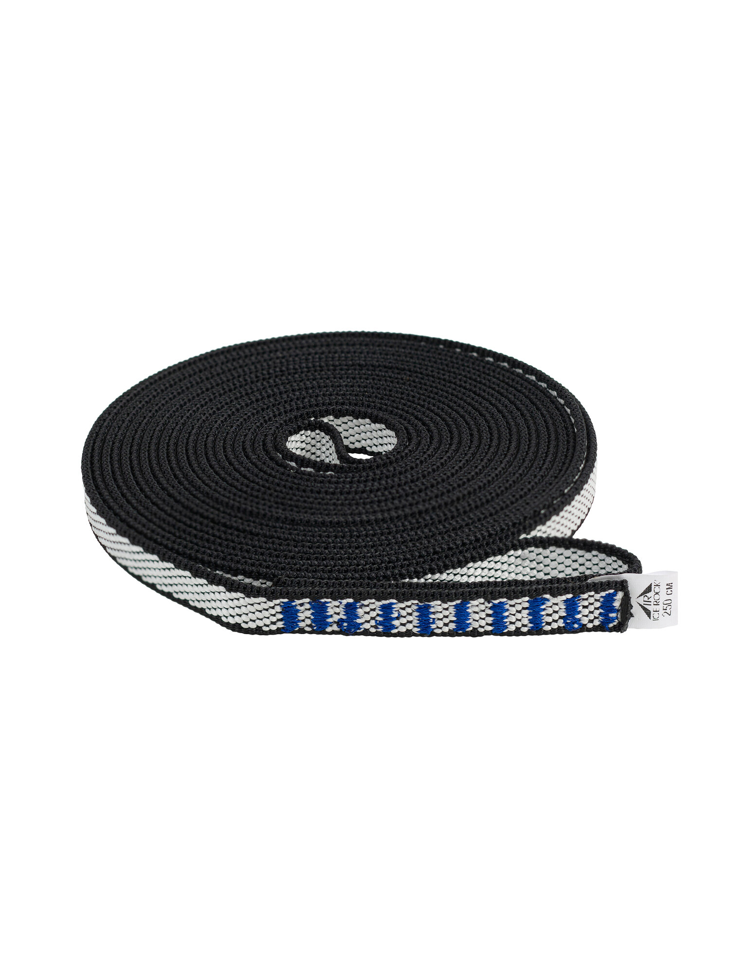 Петля 250 см, черно-белая, дайнема, шир. 10 мм Вертикаль Ice Rock