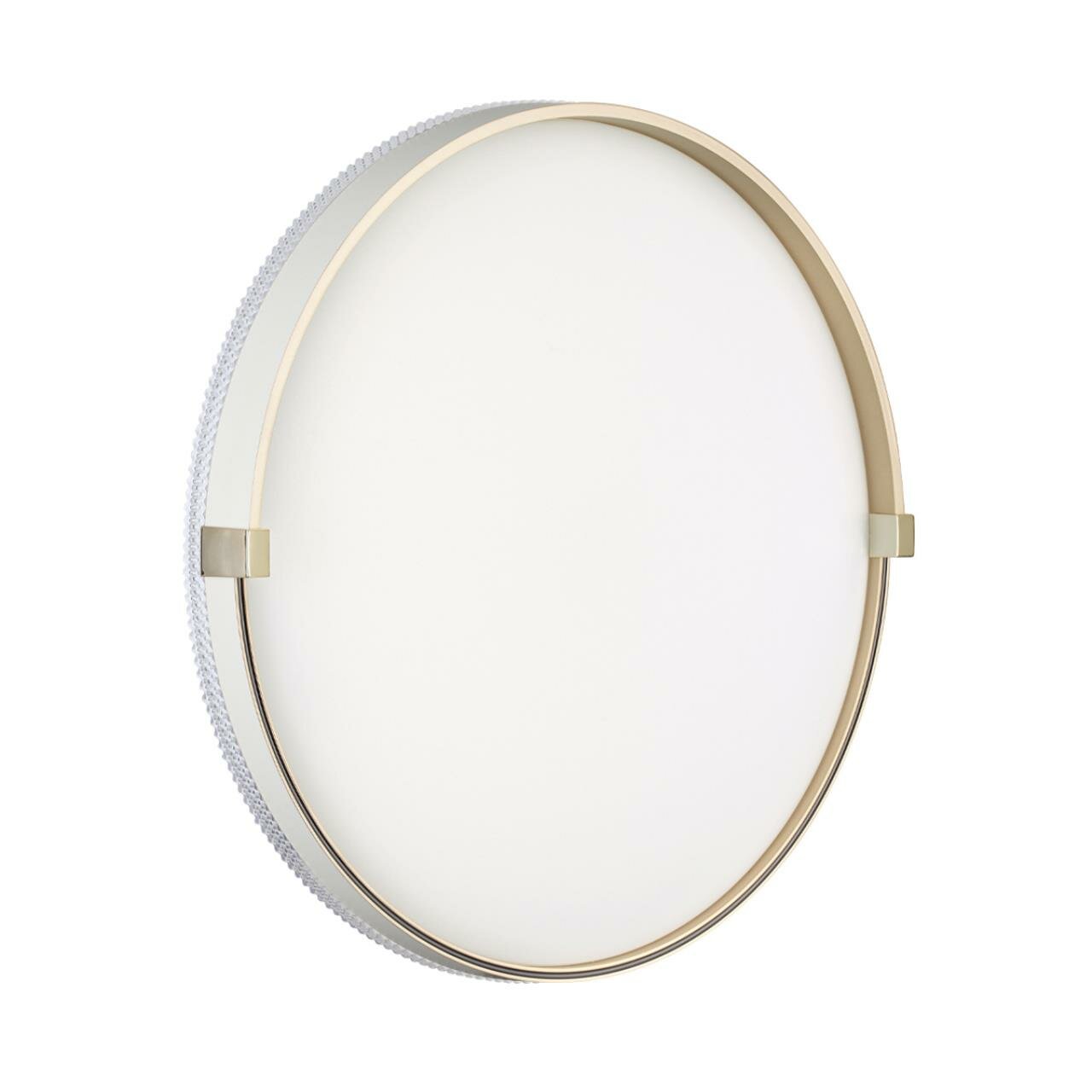 7646/ELN PALE SN 189 Светильник пластик/золотой LED 76Вт 3000/4000/6000К D490 IP43 CCT OLIDI WHITE