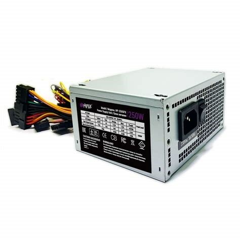 Блок питания SFX 250W Hiper HP-250SFX (12V@16A, 8cm fan, Passive PFC, OEM)