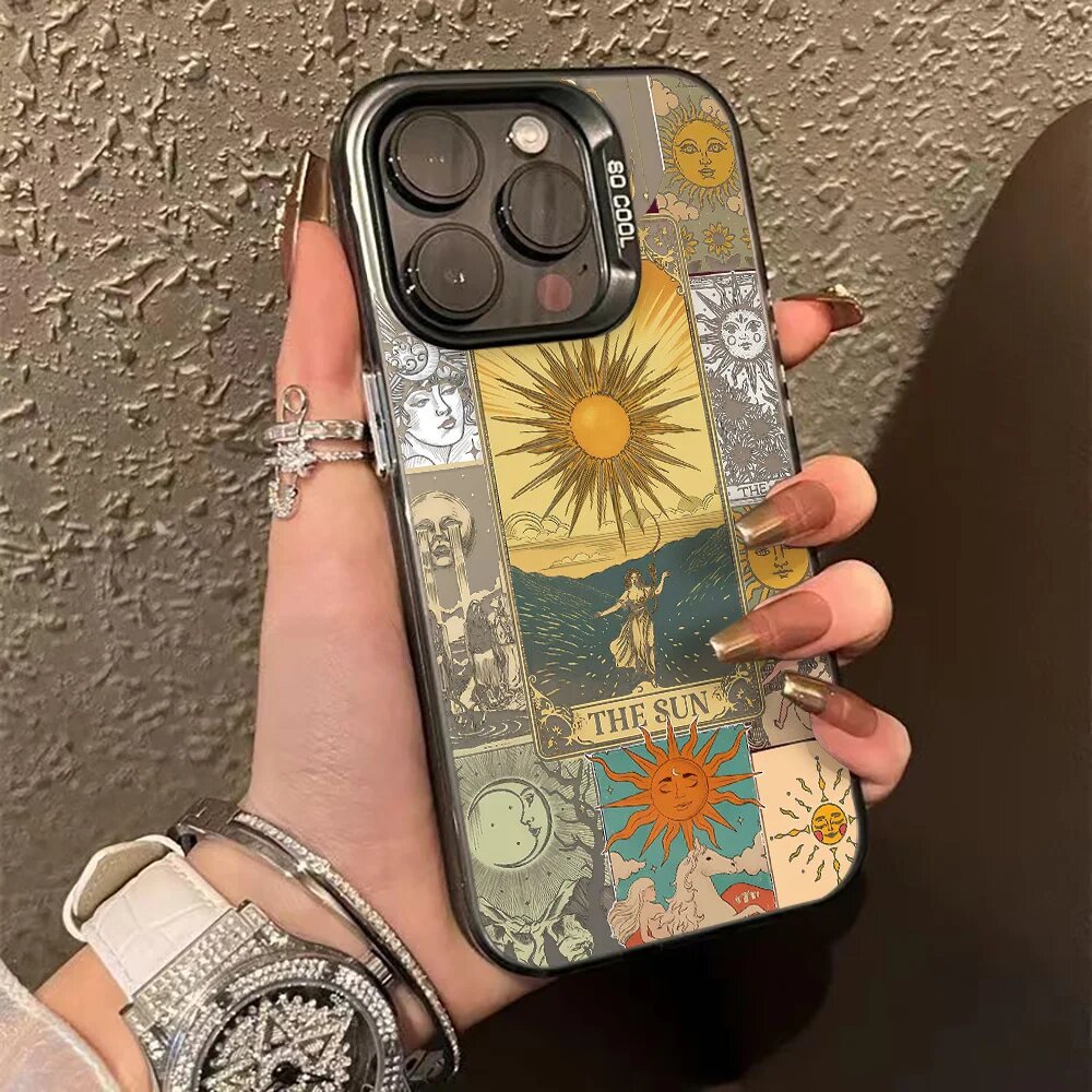 Чехол для iPhone 15 Pro с таро-дизайном, KP21
