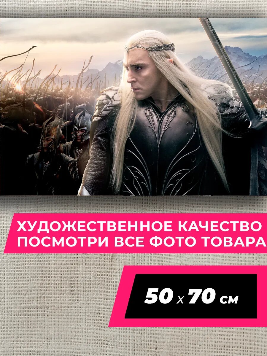Постер Властелин колец 53 Lord of the Rings 50 на 70, матовая фотобумага премиум качества