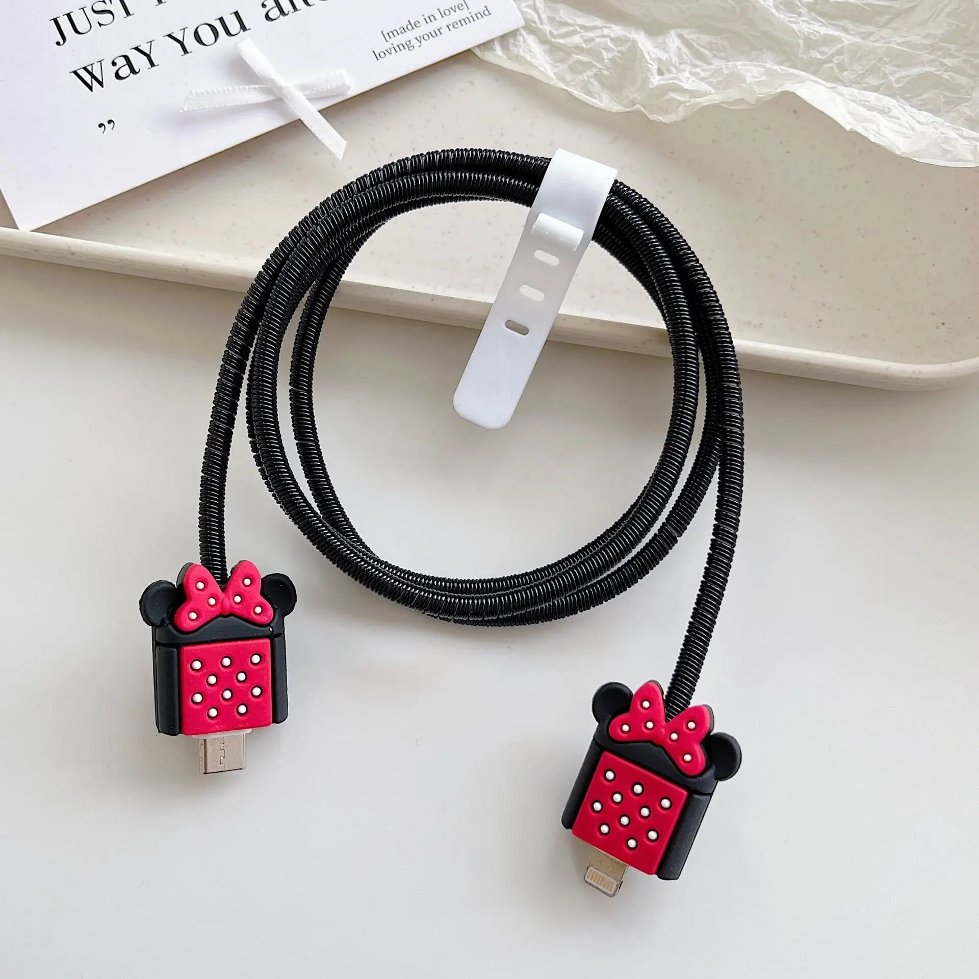 Кабель Disney Minnie Mouse, черный, 15