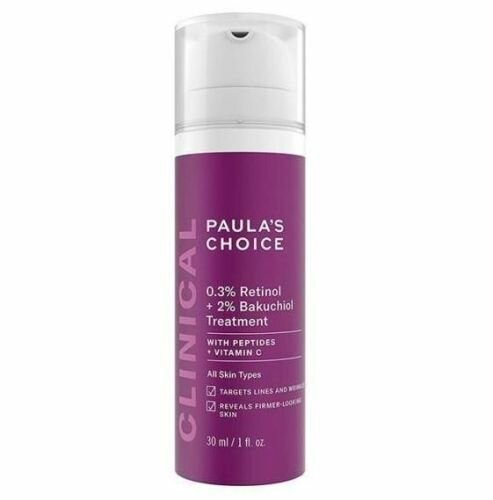 Paula's Choice - Clinical 0.3% Retinol +2% Bakuchiol Treatment Антивозрастная сыворотка для лица 30 мл