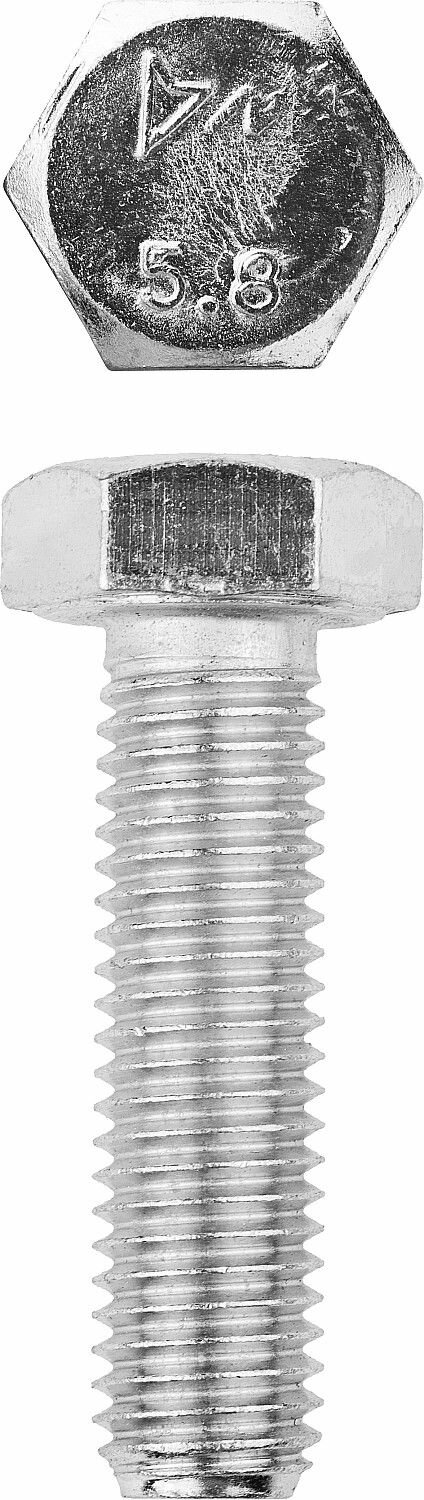 Болт ЗУБР ГОСТ 7798-70, кл. пр.5.8, M12 40 мм, цинк, 5 кг 303080-12-040