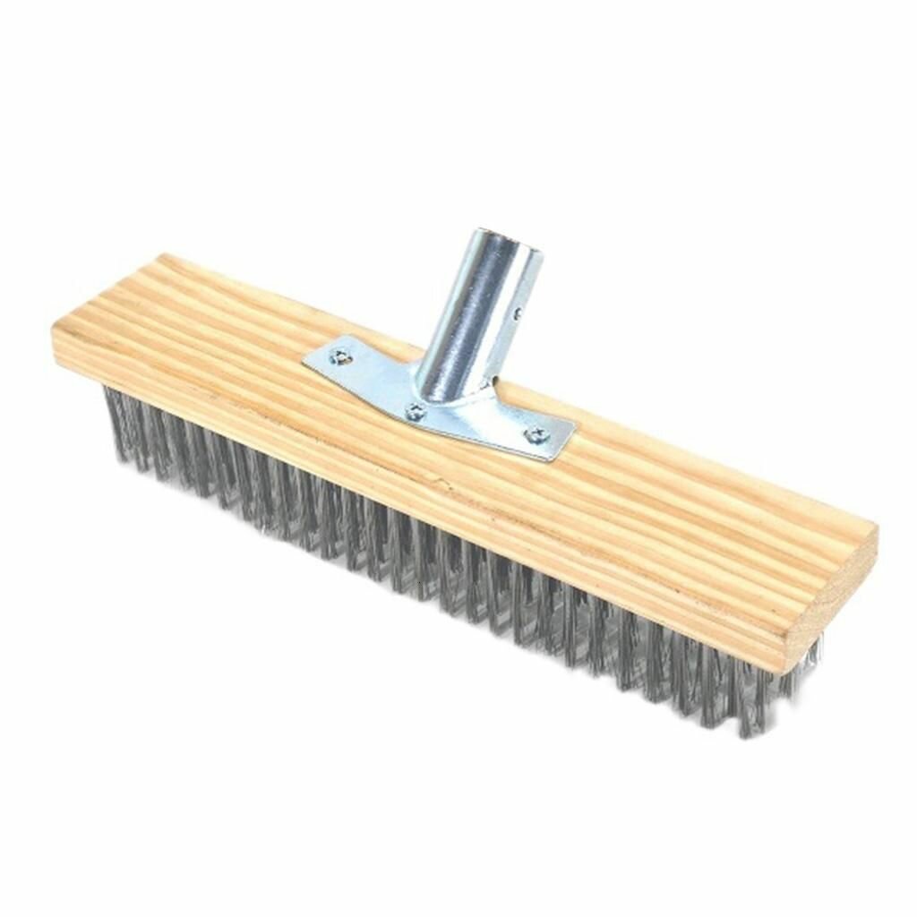 Щетка для пола из проволоки из нержавеющей стали-50 см