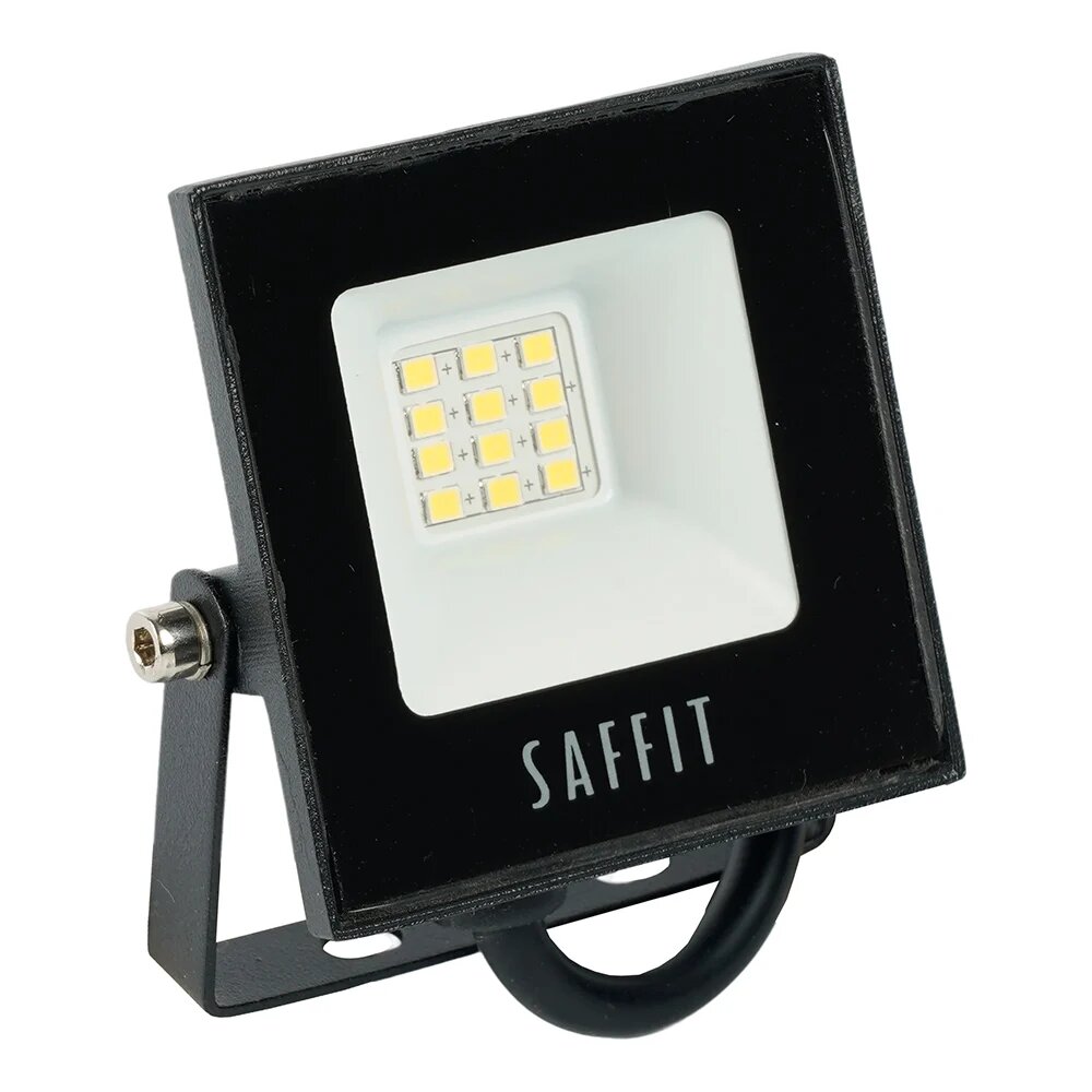 Светодиодный прожектор SAFFIT SFL90-10, черный