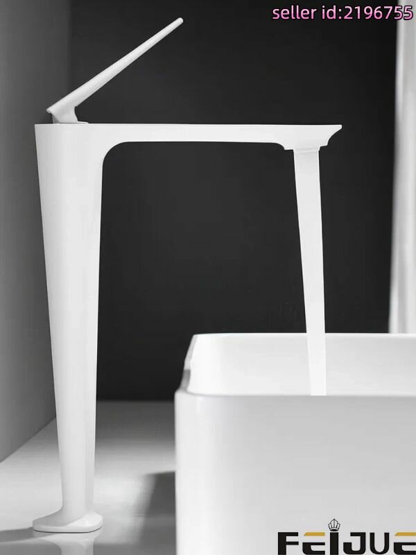 Смеситель для накладной раковины в ванную высокий, Кран для раковины в ванной, Смеситель для раковины в ванной