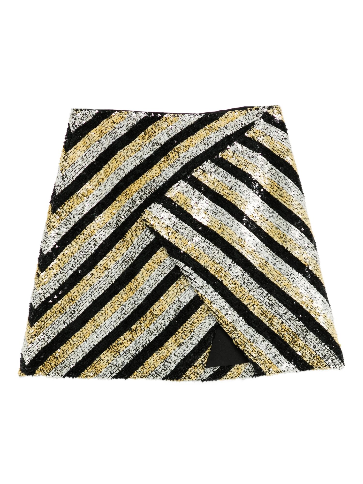 Юбка Sequin-embellishment striped skirt