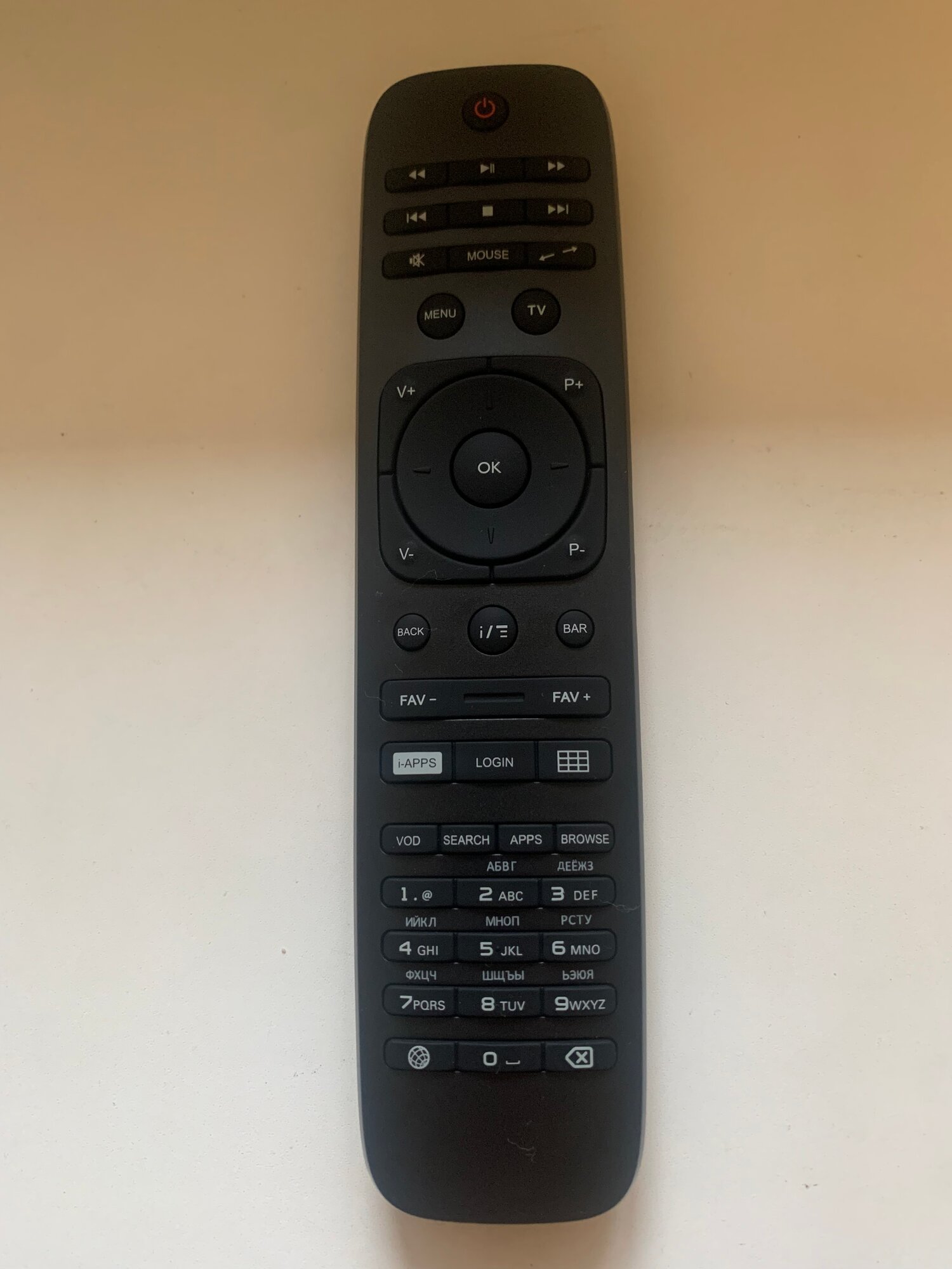 Пульт дистанционного управления KARTINA TV RC2964506/01B оригинальный, для приставки