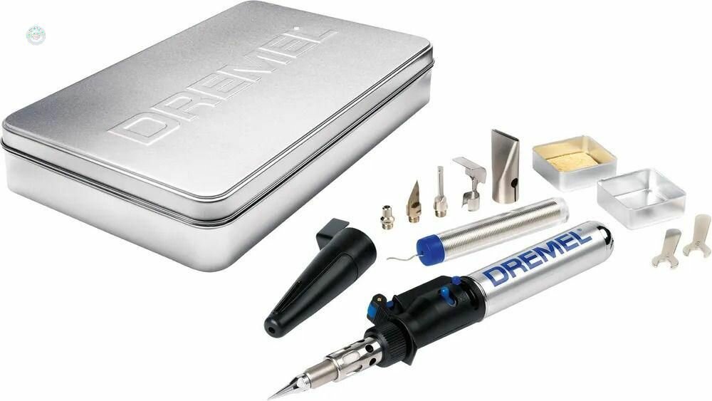 Паяльник бутановый Dremel VersaTip с 6 насадками, регулируемая температура, пирография и термообработка, универсальный инструмент для творчества и ремонта