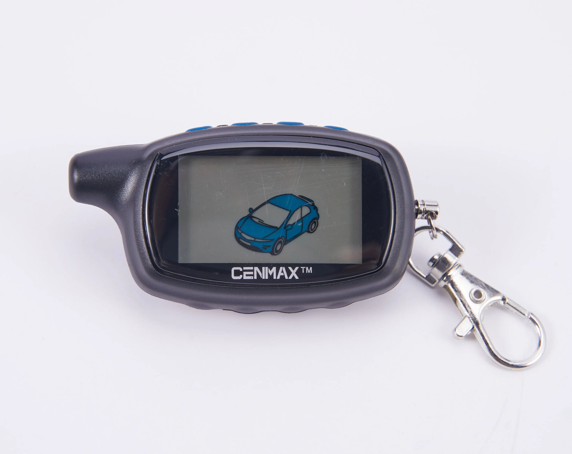 CENMAX ST-7A Русская версия ЖК-пульт дистанционного управления для 7А ЖК-брелок автомобильный пульт дистанционного управления 2-сторонняя автомобильная сигнализация/передатчик AM