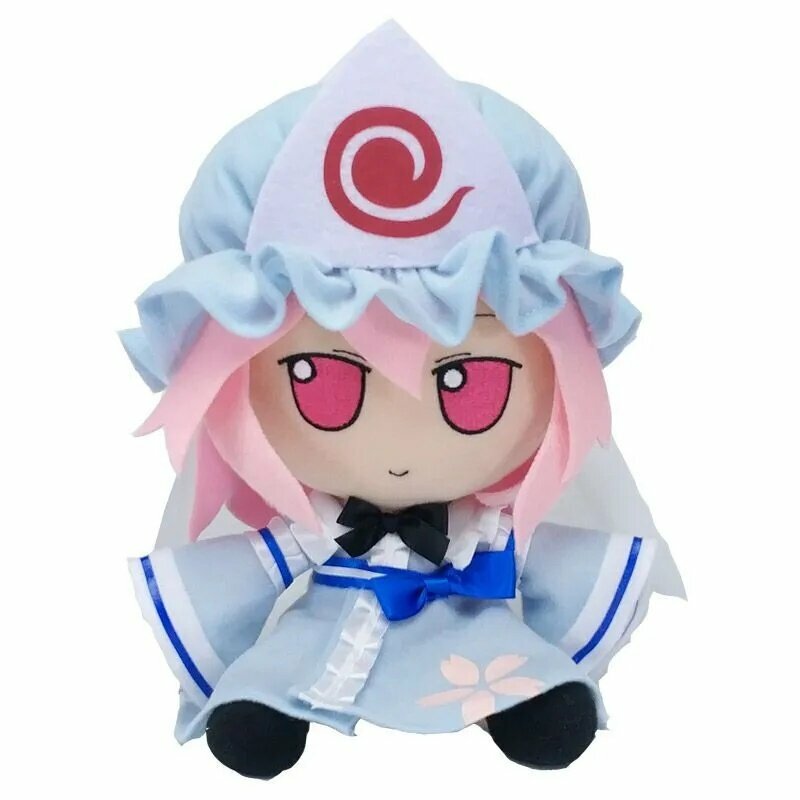 Персонажи Аниме плюшевая кукла игрушки / Saigyouji Yuyuko Fumo хлопковая кукла / Touhou Project 20 см