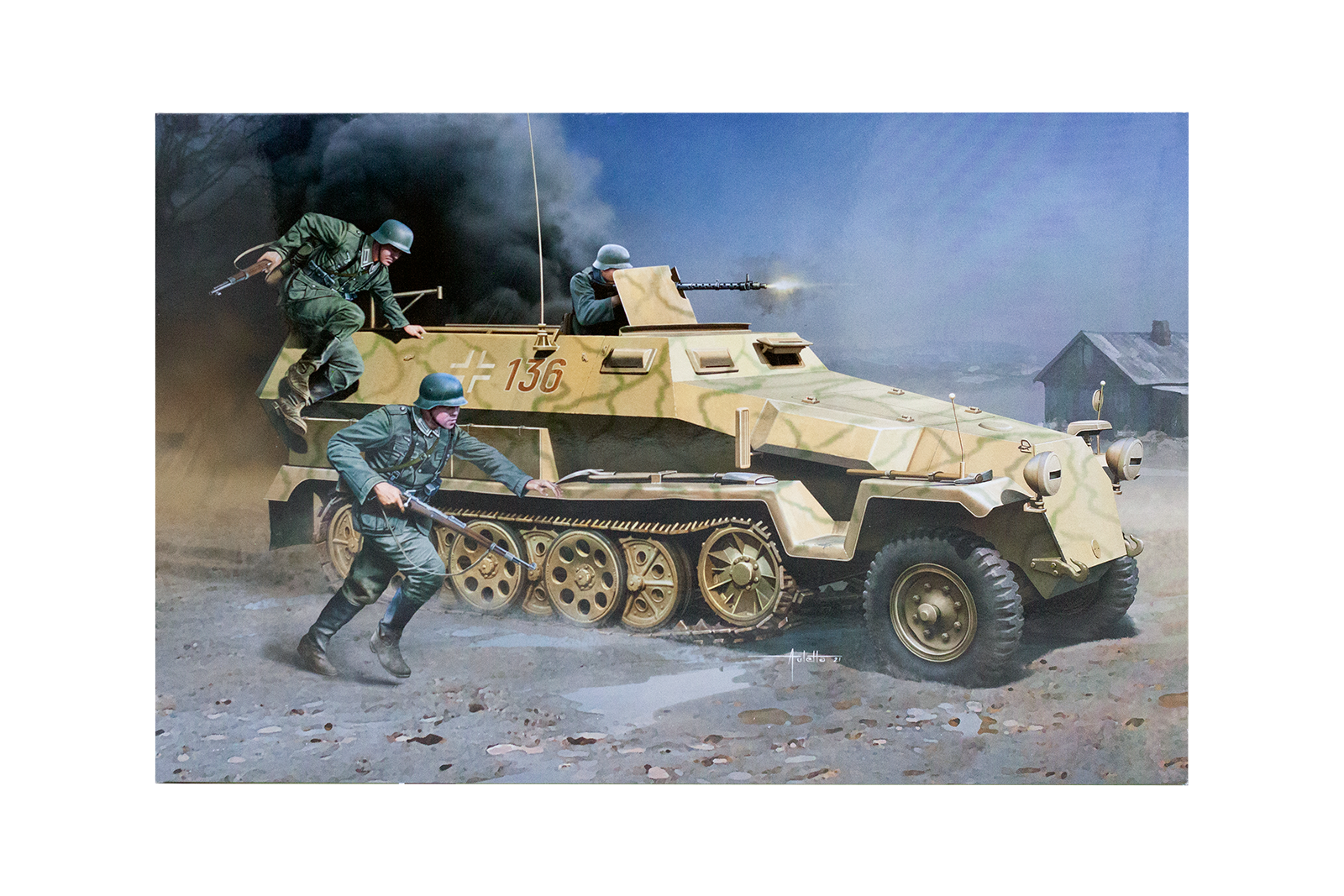 13540 Academy Германский бронетранспортёр Sd. kfz.251/1 Ausf.C (1:35)