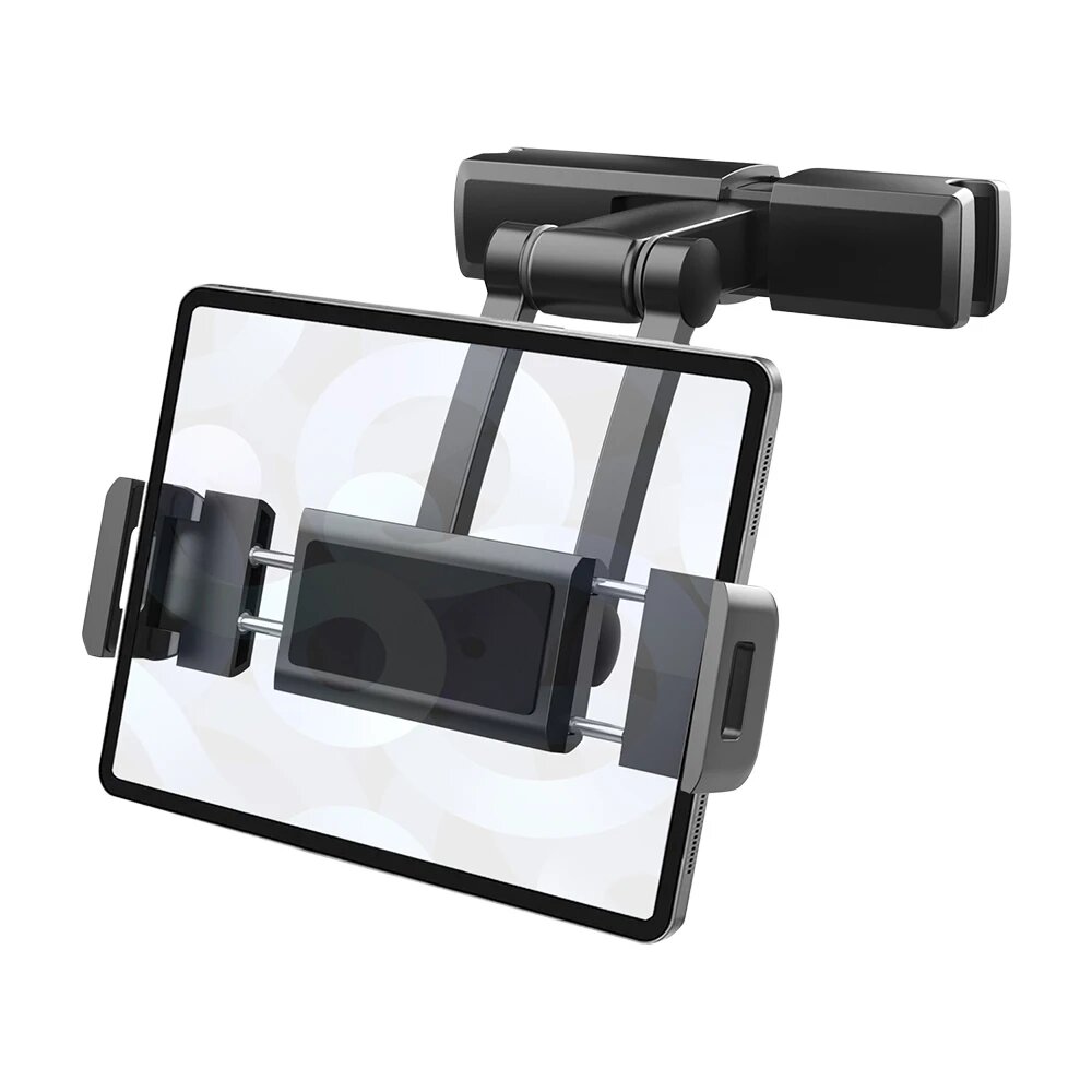 Держатель для телефона на подголовник автомобильного сиденья, подставка для планшета, регулируемый кронштейн на заднюю подушку для Ipad, крепление на заднее сиденье автомобиля 4,7-12,3 дюйма, Черный
