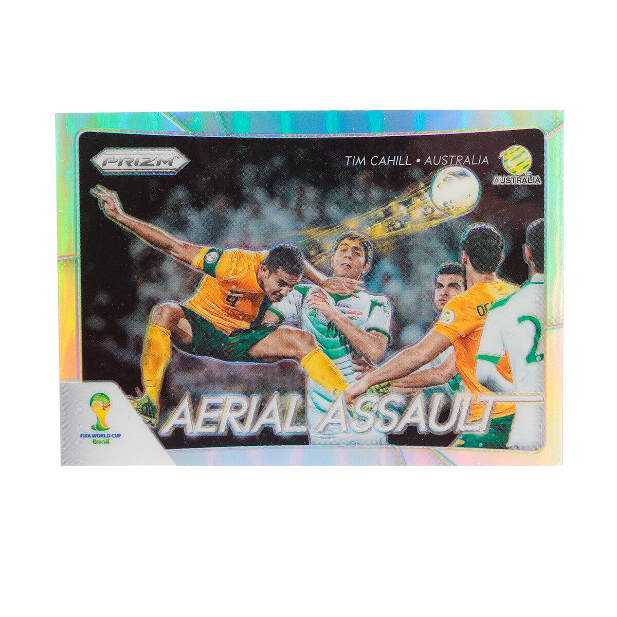 Коллекционная карточка Panini Prizm FIFA World Cup 2014: #AA-3 Tim Cahill - Aerial Assault