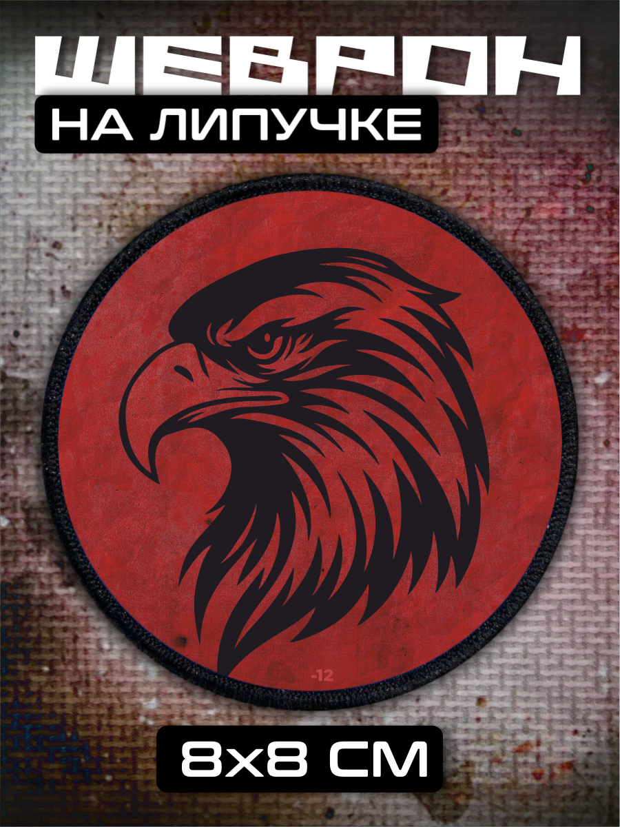 Шеврон на липучке Орел хищник