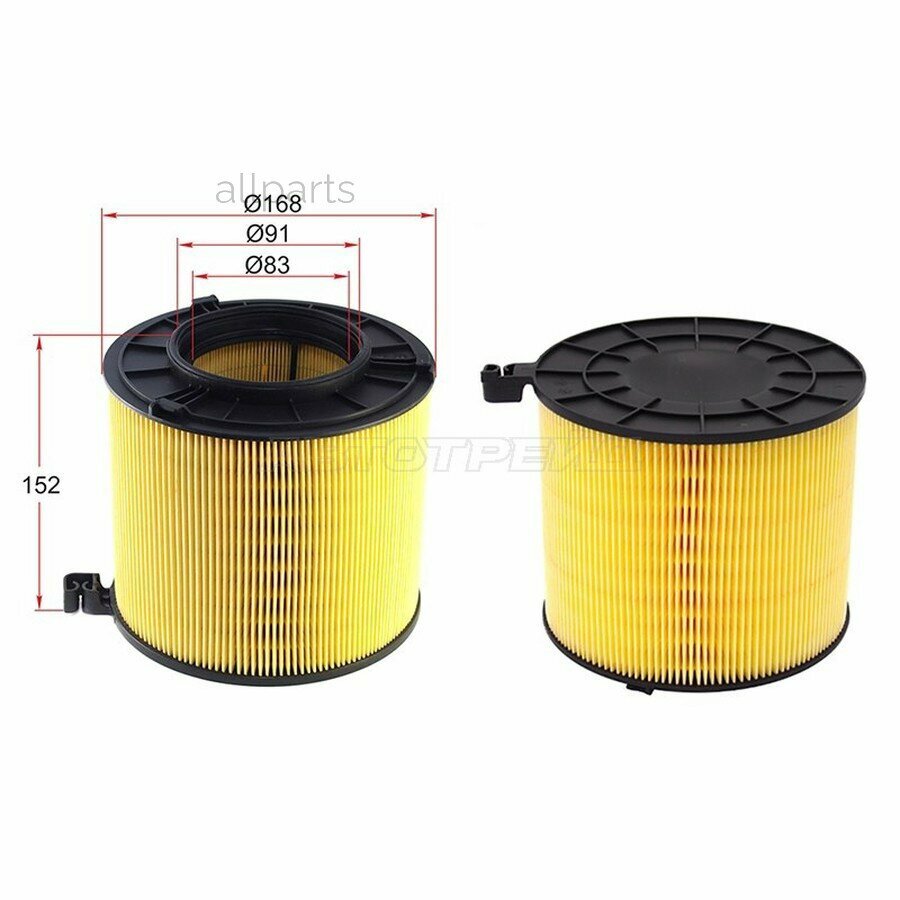 SAT ST-8W0133843 Фильтр воздушный Audi A4 15- / A5 16-