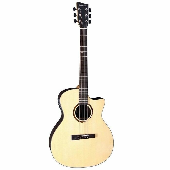 VGS R-10 CE Rose Natural Gloss/Satin Neck гитара электроакустическая с вырезом, топ - массив ели
