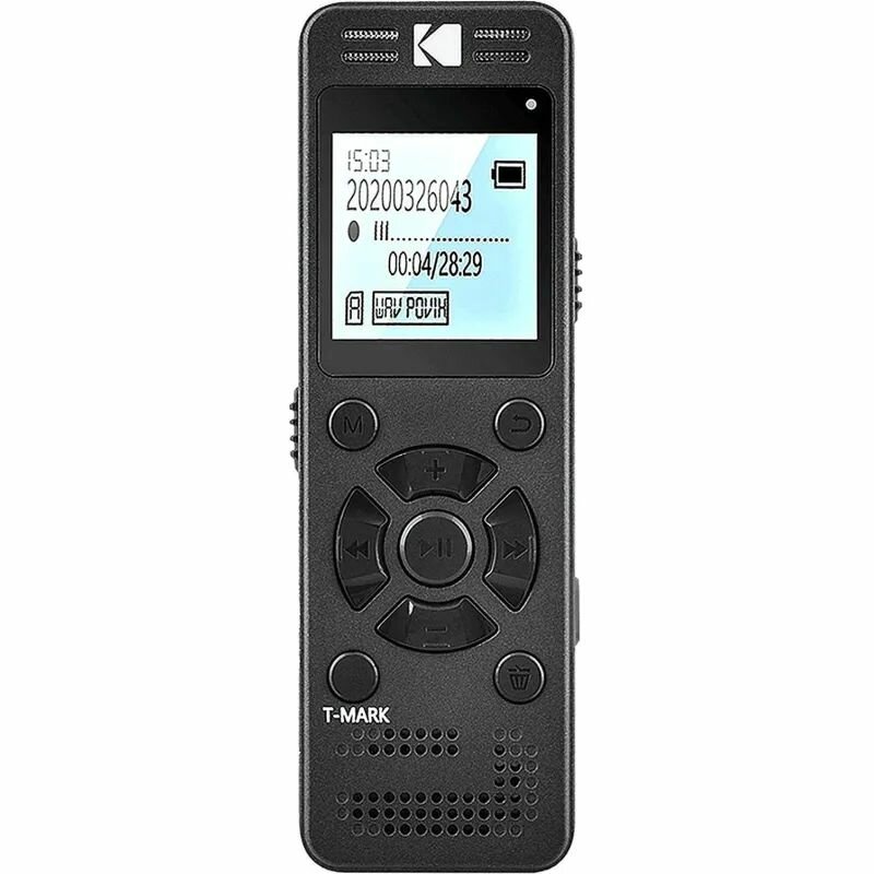 Диктофон цифровой Kodak VRC350, 8Гб, металлический корпус, встроенный аккумулятор