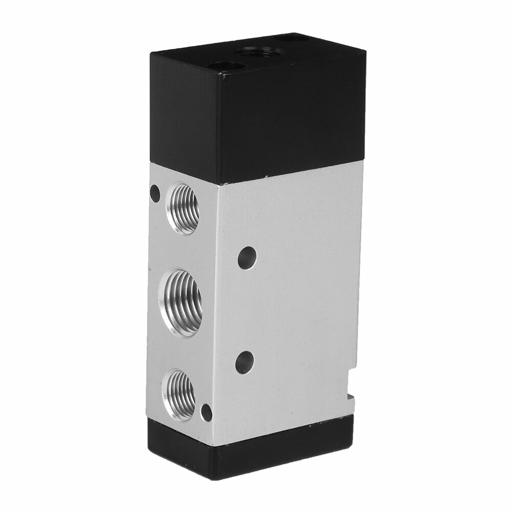 2-позиционный 5-ходовой пневматический регулирующий клапан, воздушный клапан из алюминиевого сплава, механическая принадлежность 4A110-06 G1/8 дюйма