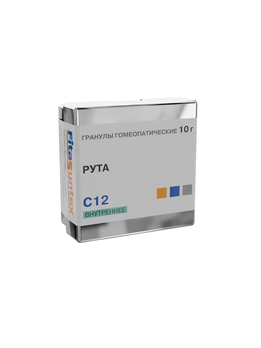 Рута С12, гранулы гомеопатические моно, 10 грамм , Фитасинтекс