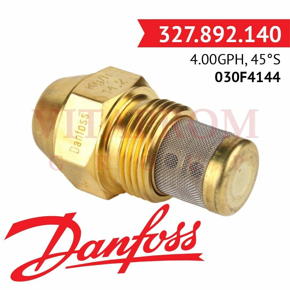 Форсунка Danfoss 4.00GPH, 45S, 030F4144 — фото 1