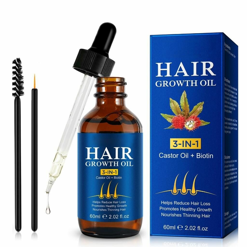 Касторовое масло для роста волос 60мл