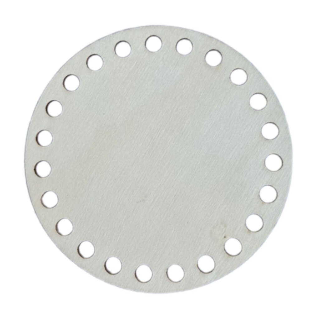 Коробка для хранения каркасной корзины DIY с перфорированным основанием из круглой древесной стружки-круглая 15 см