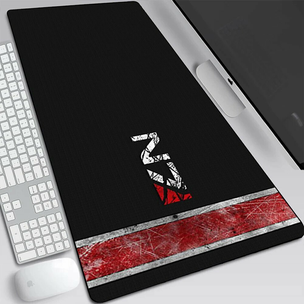 Большой игровой коврик для мыши N7 Mass Effect, компьютерный коврик для мыши для ноутбука, коврик для клавиатуры, Настольный коврик, игровой коврик для мыши, коврик для мыши XXL, коврик для офиса, A10, LockEdge600x300x3mm