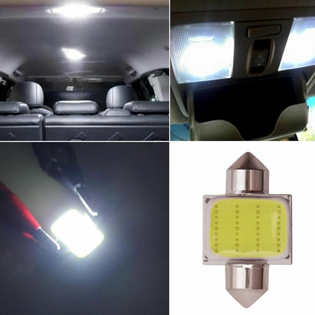 31мм 12SMD1210 фонарь на крыше, подсветка номерного знака, подсветка багажника