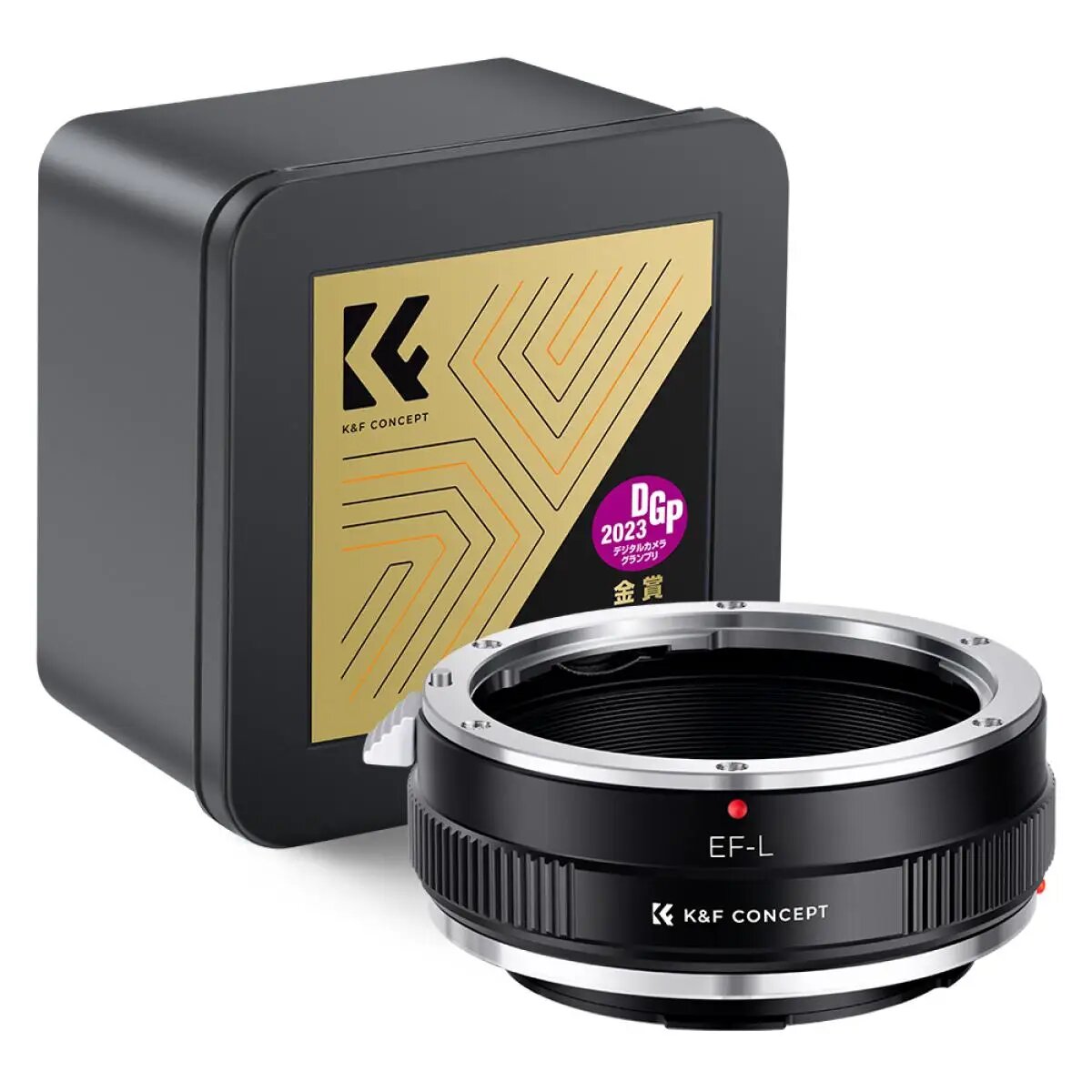 Адаптер K&F CONCEPT EF-L для Canon EF - Leica L