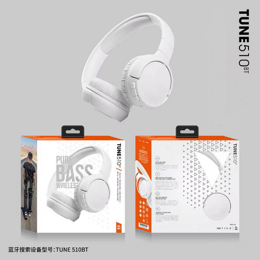 Наушники Bluetooth YM Mall на голове M222 складной с микрофоном шумоподавление разговорное
