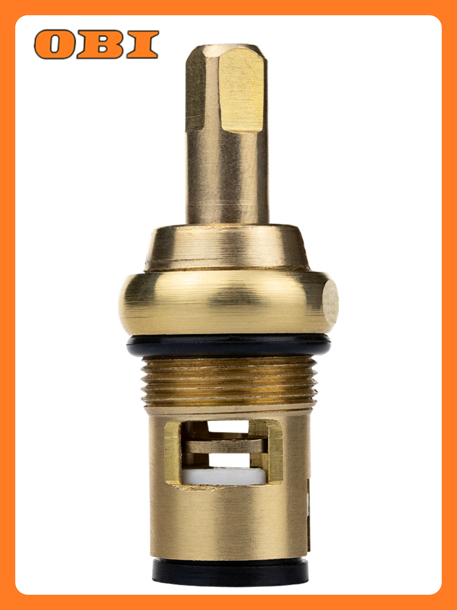 Кран-букса керамическая М18, квадрат 7 х 7 мм, угол поворота 180°