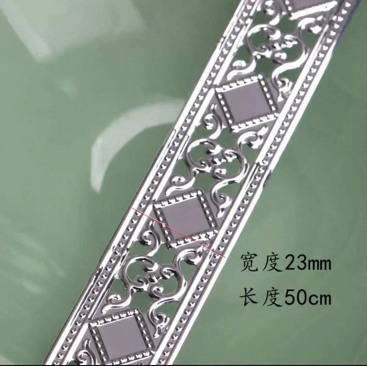 Основа для короны серебряная 50 см, 23mm