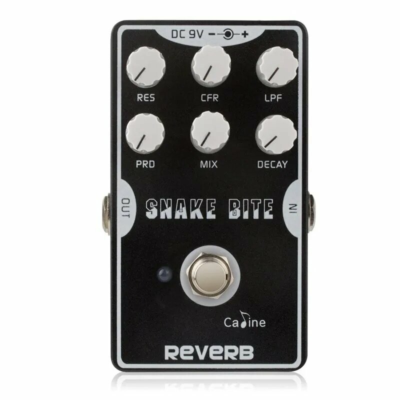 Цифровая Гитара С Эффектом Реверберации Caline CP-26 Snake Bite Reverb Effect Pedal
