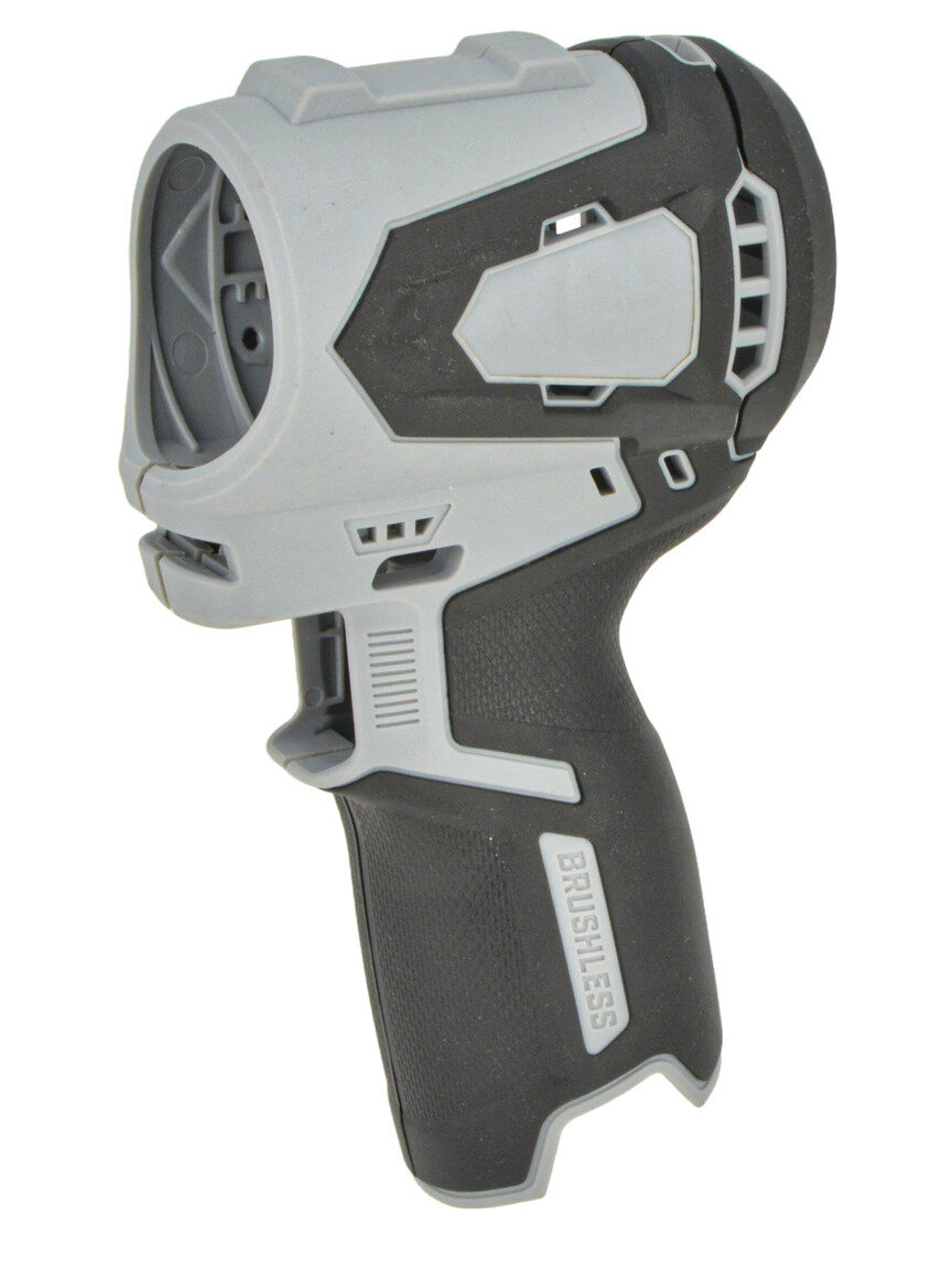 Корпус комплект (лев. пр.) PA66-GF30 TPE для шуруповерта ИНТЕРСКОЛ ШАУ-220/12В (s/n 803. ****)