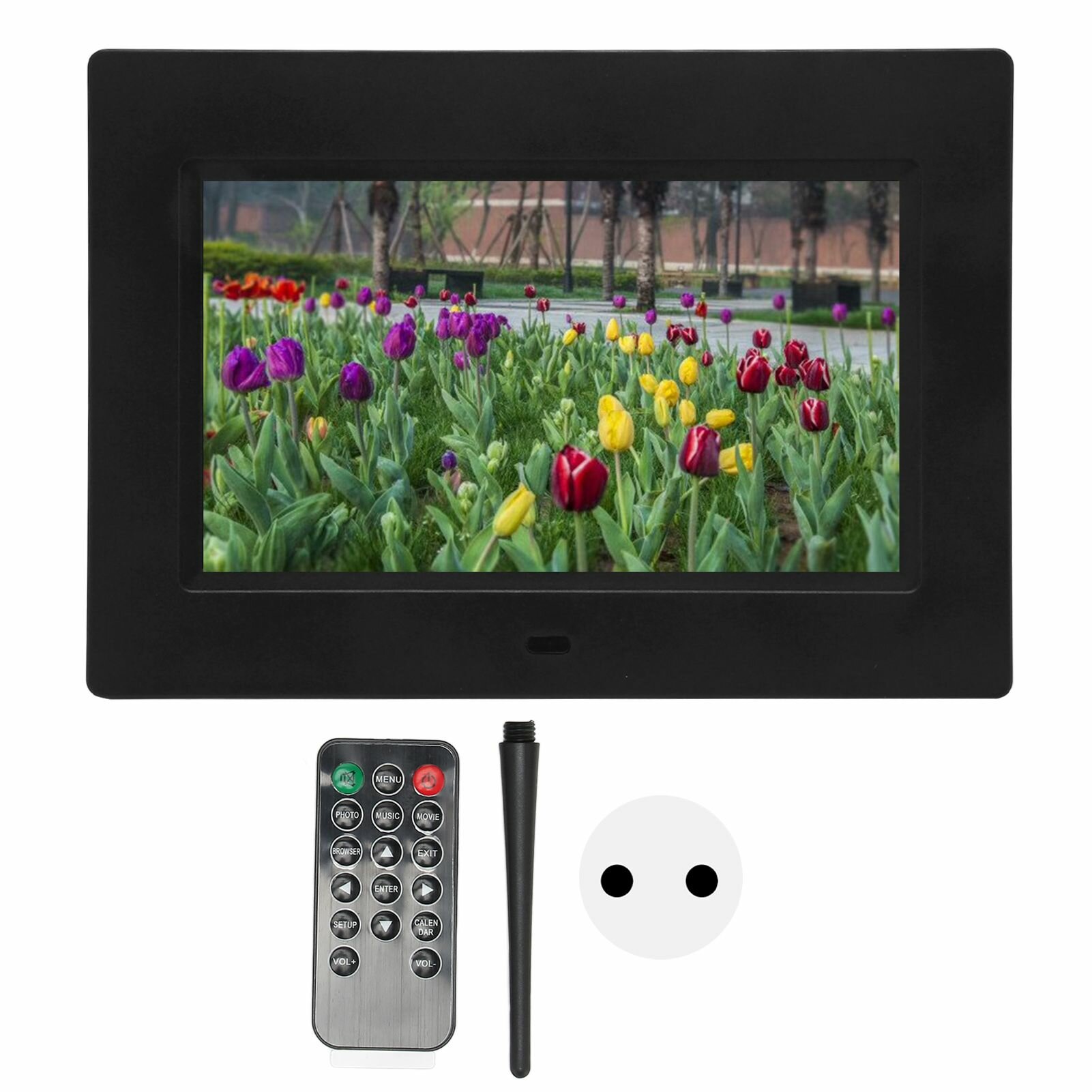 Цифровая фоторамка 7", IPS, видео, музыка, USB/слот