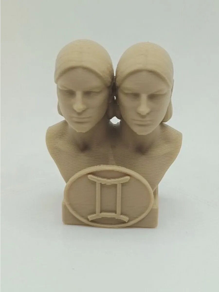 Знак зодиака Близнецы (8см, золотой)